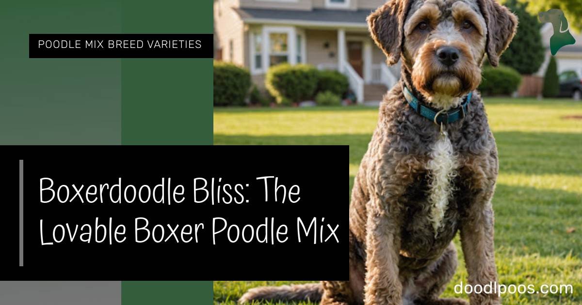 Boxerdoodle Bliss: The Lovable Boxer Poodle Mix - Doodles n Poodles