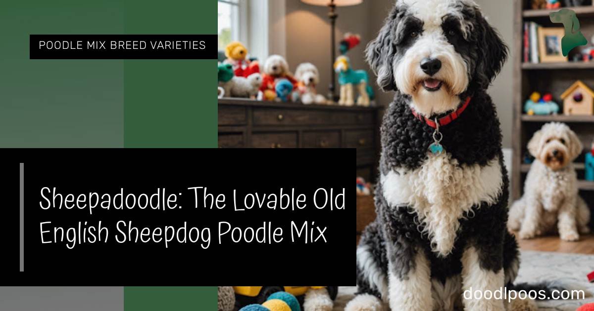 Sheepadoodle: The Lovable Old English Sheepdog Poodle Mix - Doodles n ...