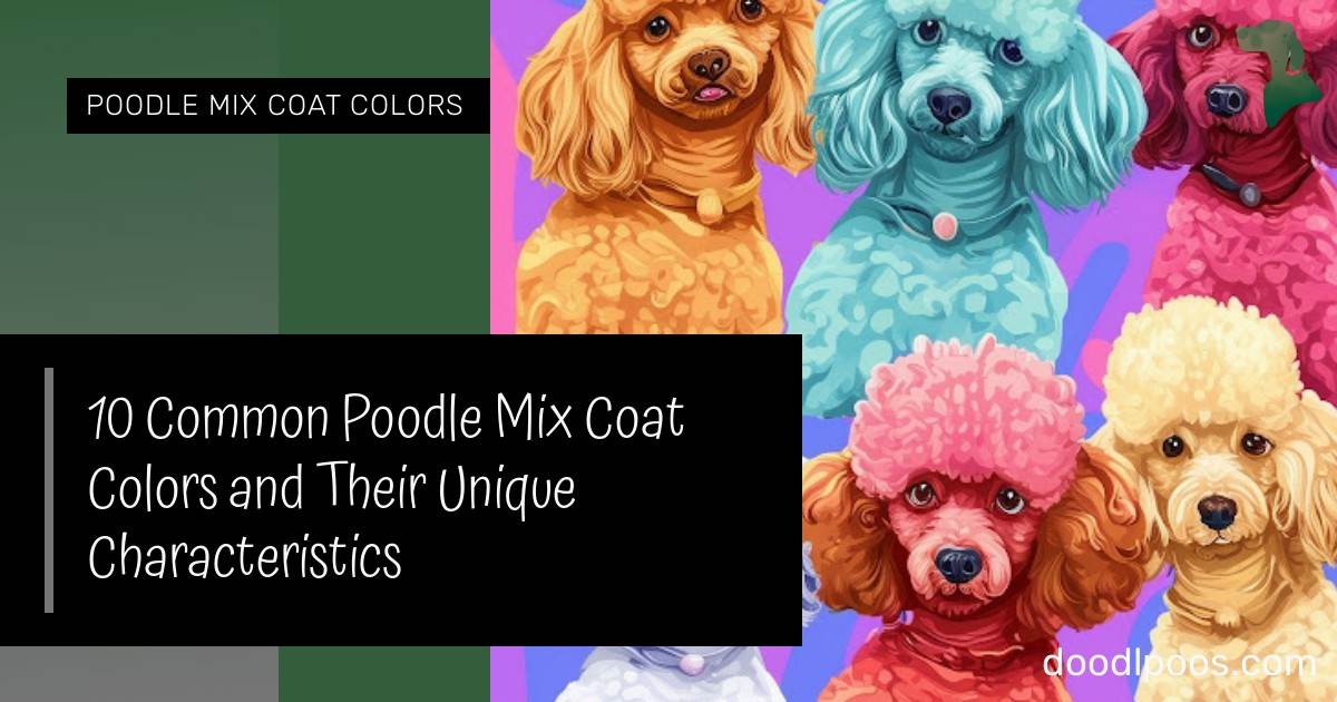 10 Common Poodle Mix Coat Colors and Their Unique Characteristics