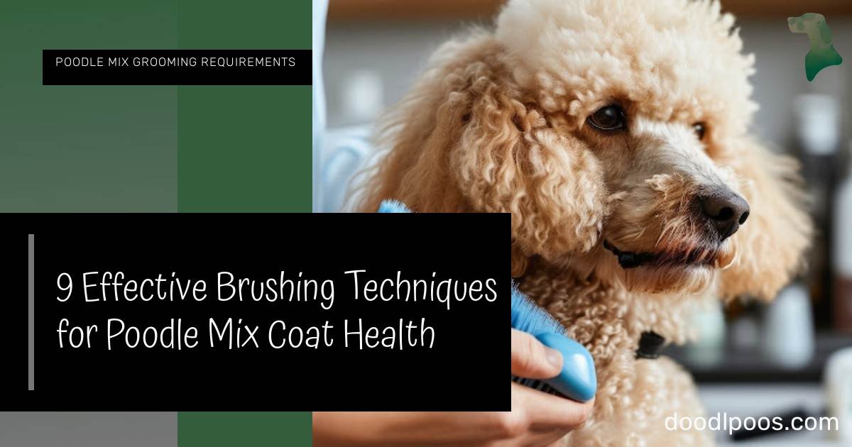 9 Effective Brushing Techniques for Poodle Mix Coat Health