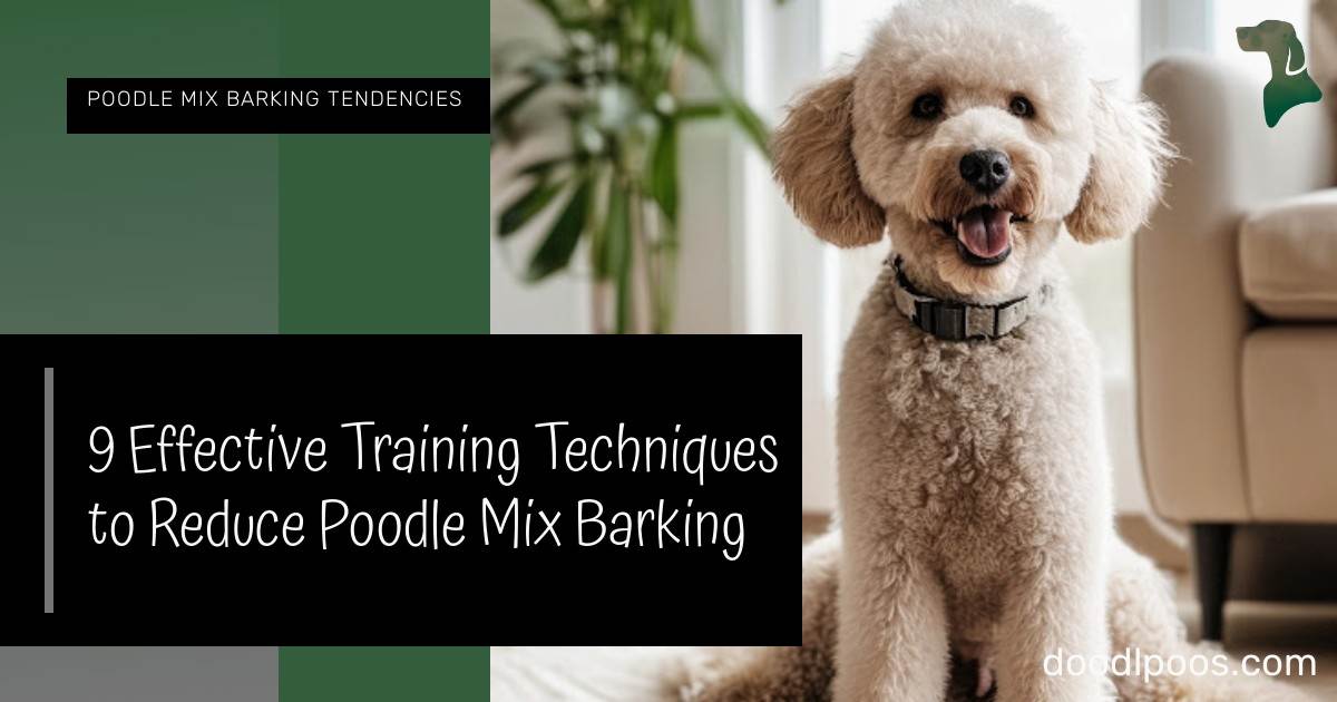 9 Effective Training Techniques to Reduce Poodle Mix Barking