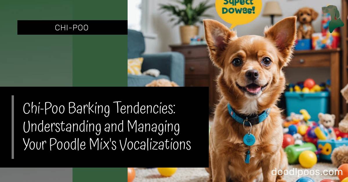 Chi-Poo Barking Tendencies: Understanding and Managing Your Poodle Mix ...