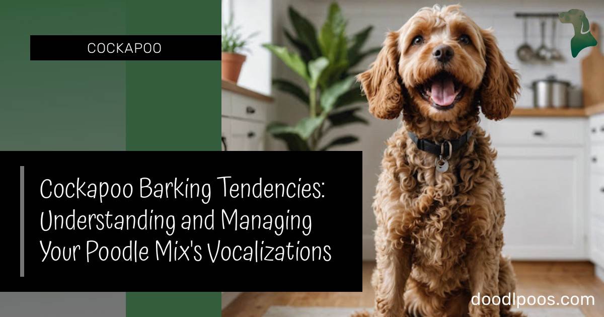 Cockapoo Barking Tendencies: Understanding and Managing Your Poodle Mix ...