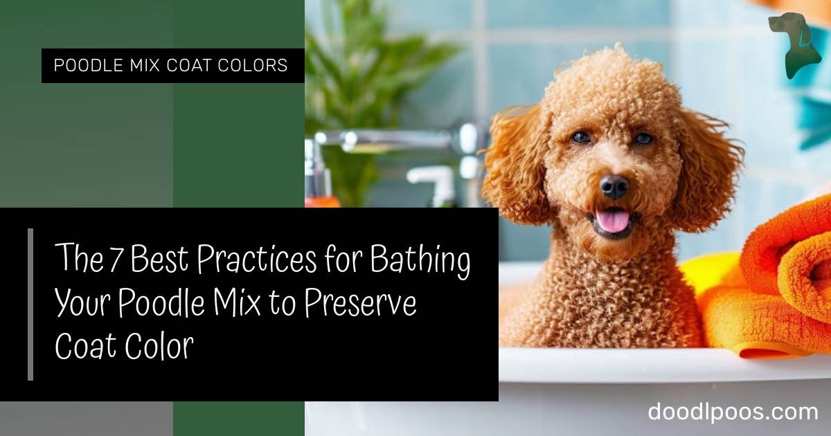 The 7 Best Practices for Bathing Your Poodle Mix to Preserve Coat Color
