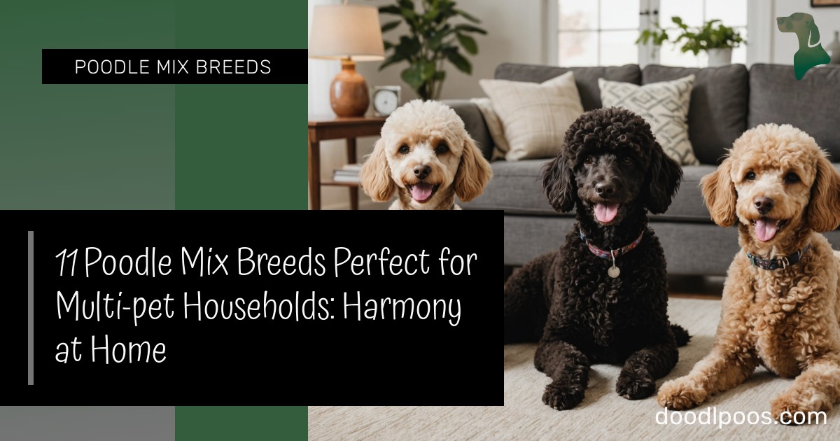 11 Poodle Mix Breeds Perfect for Multi-pet Households: Harmony at Home