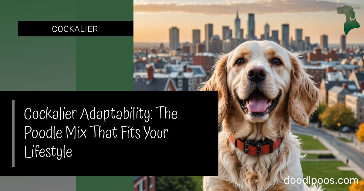 Cockalier Adaptability: The Poodle Mix That Fits Your Lifestyle